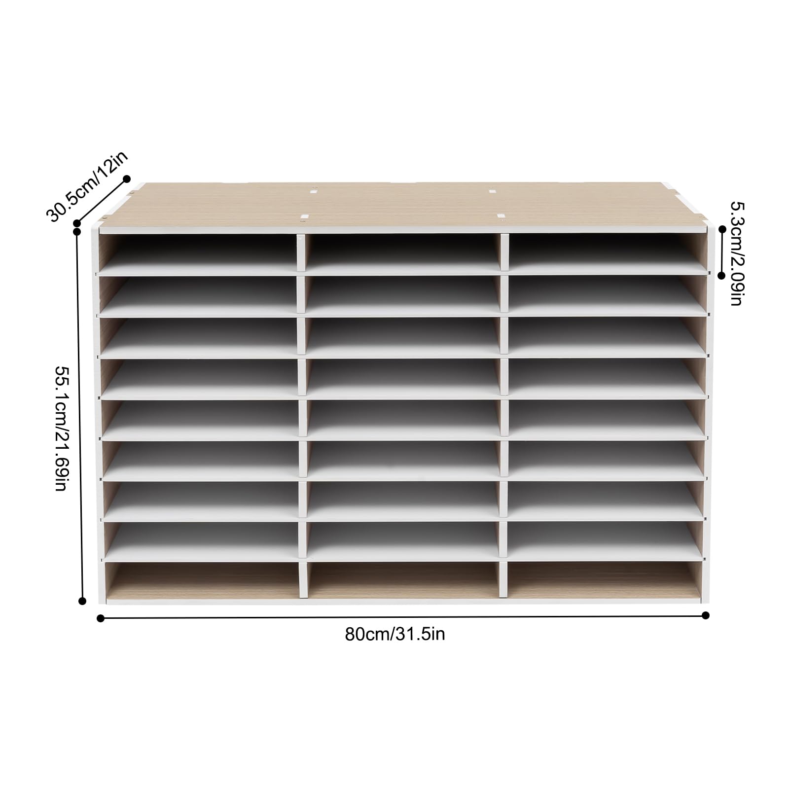 Snapklik.com : 27Slots Classroom Mailbox,PVC Literature Organizer ...