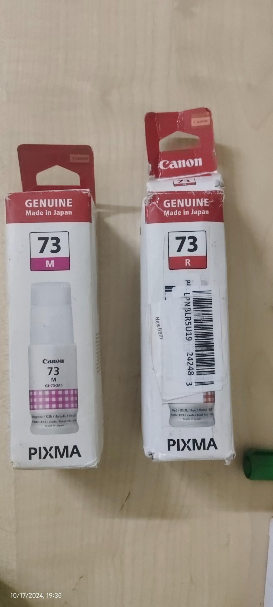 Canon GI-73 G Ink Bottle (Grey), Standard (GI-73 GY) : Amazon.in ...