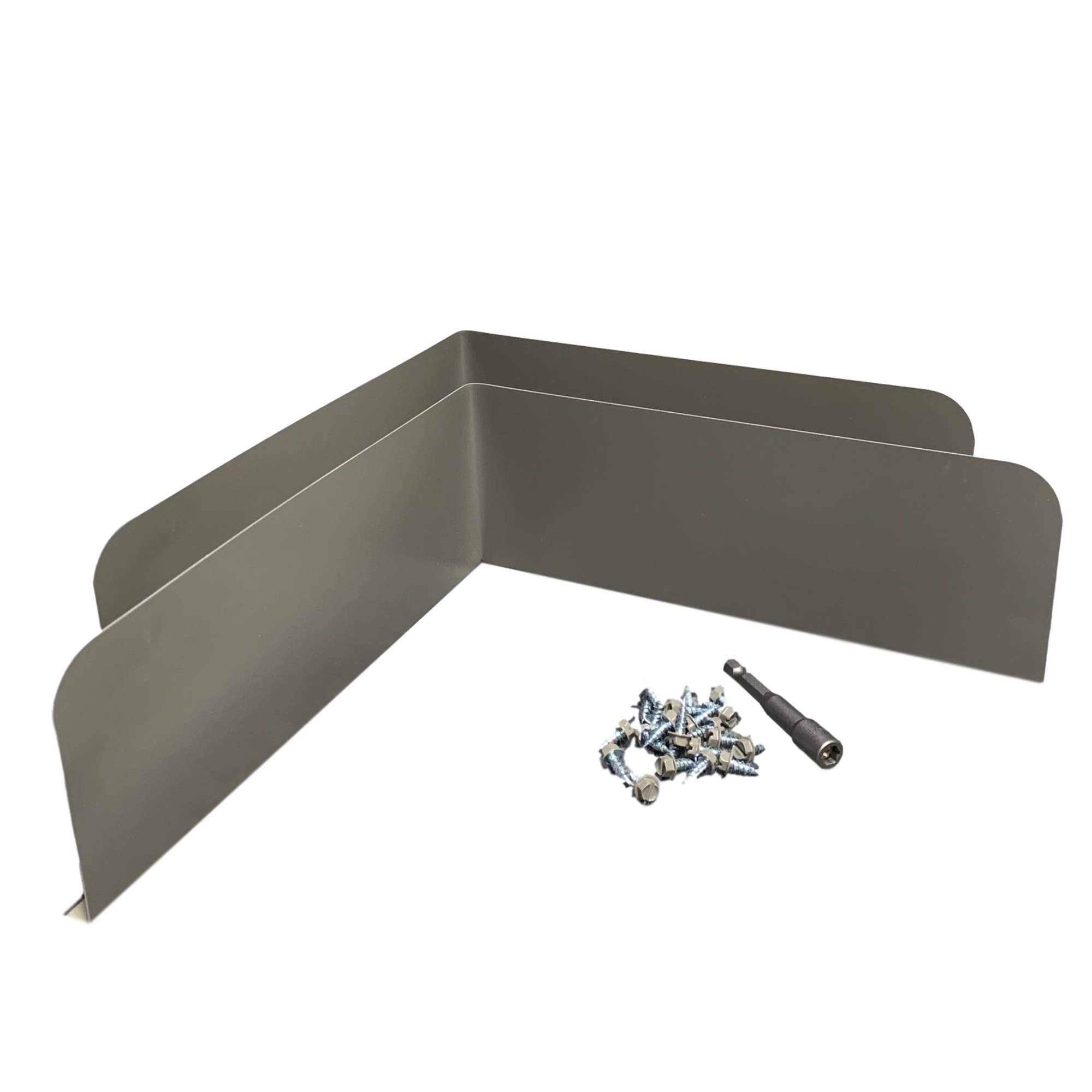 Eagle 1 Rain Gutter Valley Splash Guards, Straight or Bent (2 Per Order ...