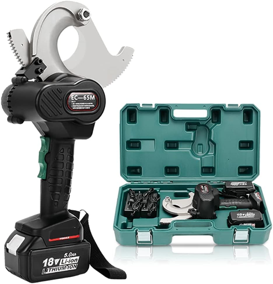 KIPEKE Electric Ratchet Cable Cutter Rechargeable Ratchet Wire Cutter ...