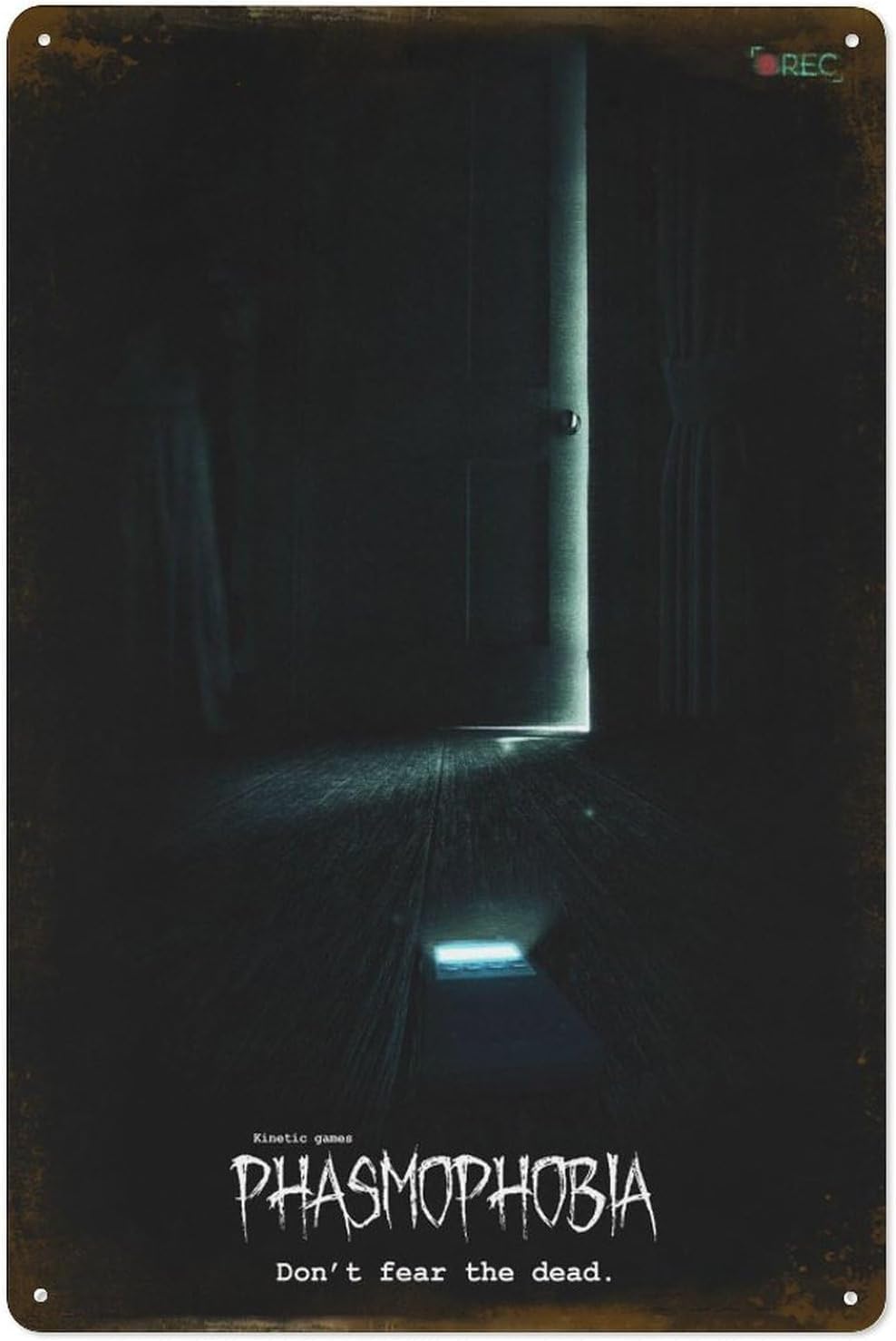 Amazon.com: Phasmophobia Metal Tin Sign Poster 8”×12” Painting Sign ...