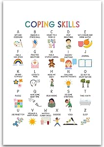 Coping Skills - Mental Health Counseling - Classroom Poster - 12 x 18 ...
