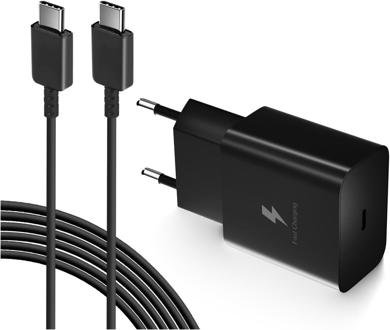 Schnellladegerät mit Ladekabel USB C für Samsung Galaxy S10 5g S10e 10 ...