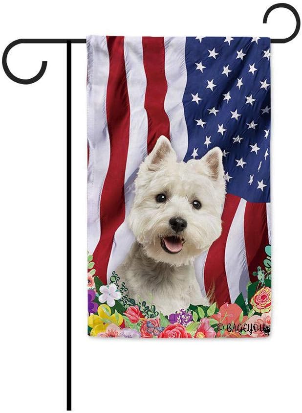 Amazon.com : Westie - Best of Breed CEFK Welcome Photo Garden Flag ...