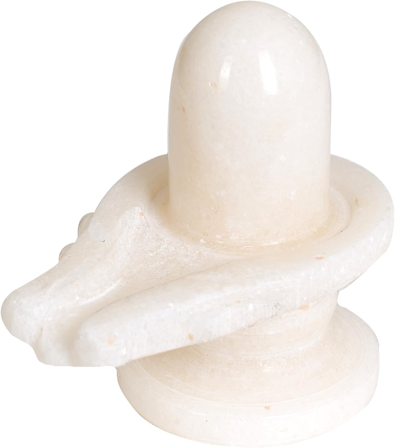 Amazon.com: Exotic India Shiva Linga (Small Statue) - White Marble ...