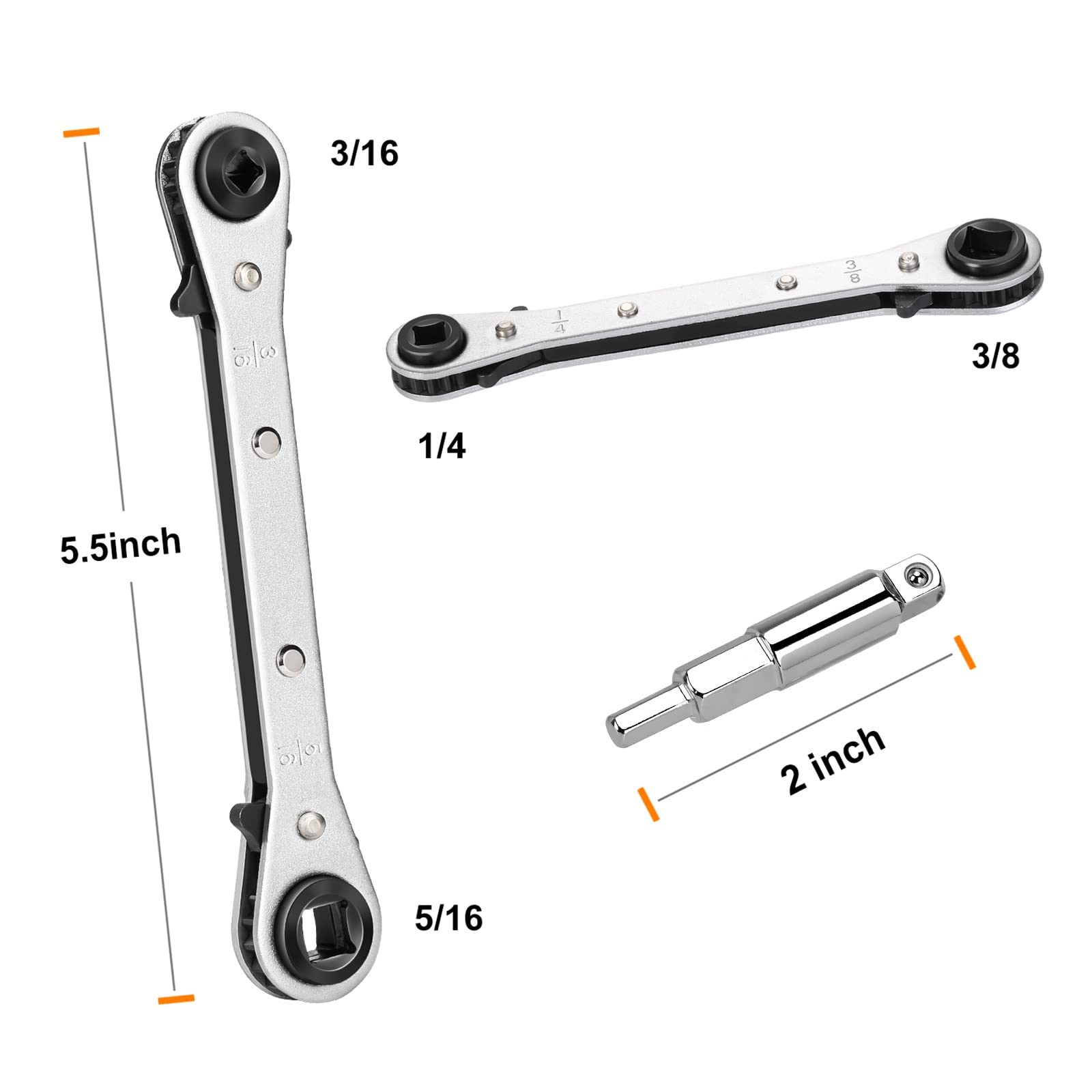 Snapklik.com : WADEO HVAC Service Wrench, Service Wrench Hvac Tools For ...