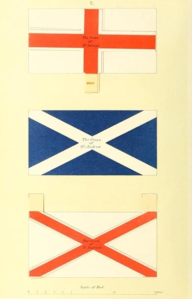 Flag Drawings of The Flags in use 1916 Flags That Make up Union Jack ...