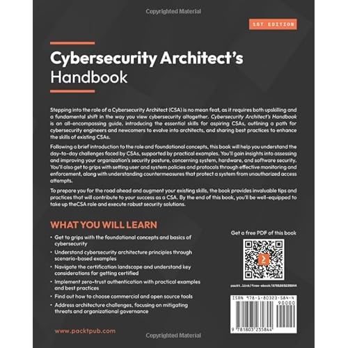 Snapklik.com : Cybersecurity Architects Handbook: An End-to-end Guide To Implementing And ...