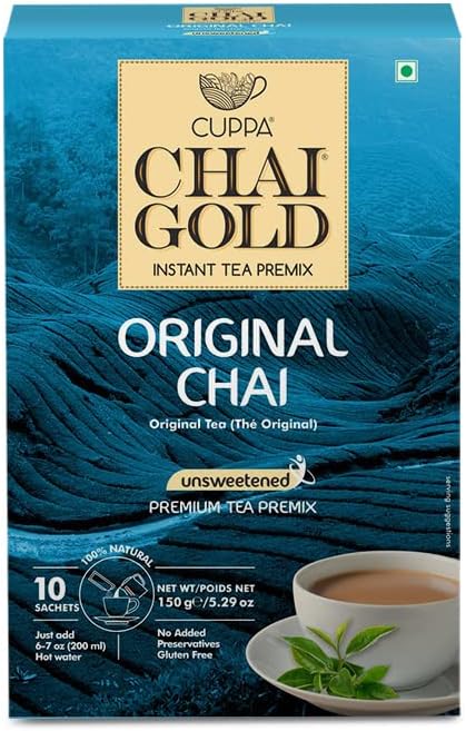 Amazon.com : Instant Original Chai Mix Latte Tea by Chai Gold - Premium ...