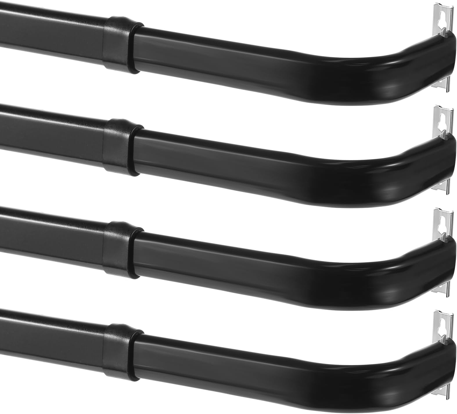 Amazon.com: Single lock-seam standard curtain rods 28-48" projects 3 1/ ...