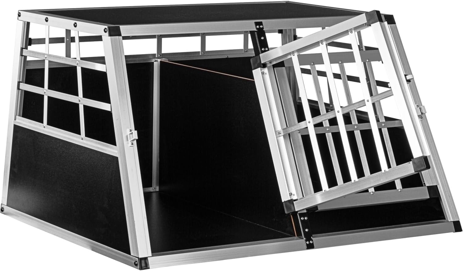 tectake® große Hundebox Auto oder Hundebox für Zuhause, Aluminium ...