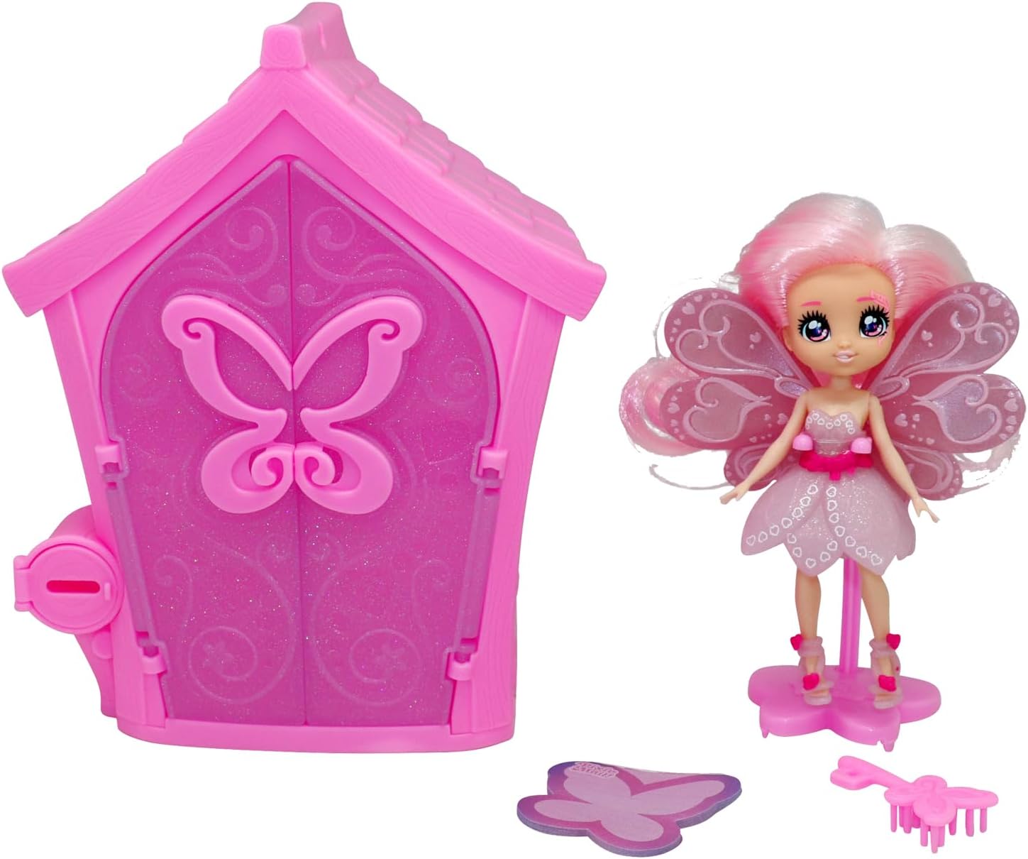 Pixie Flitzies Love Pixie Doll Including House with Doors that Open ...