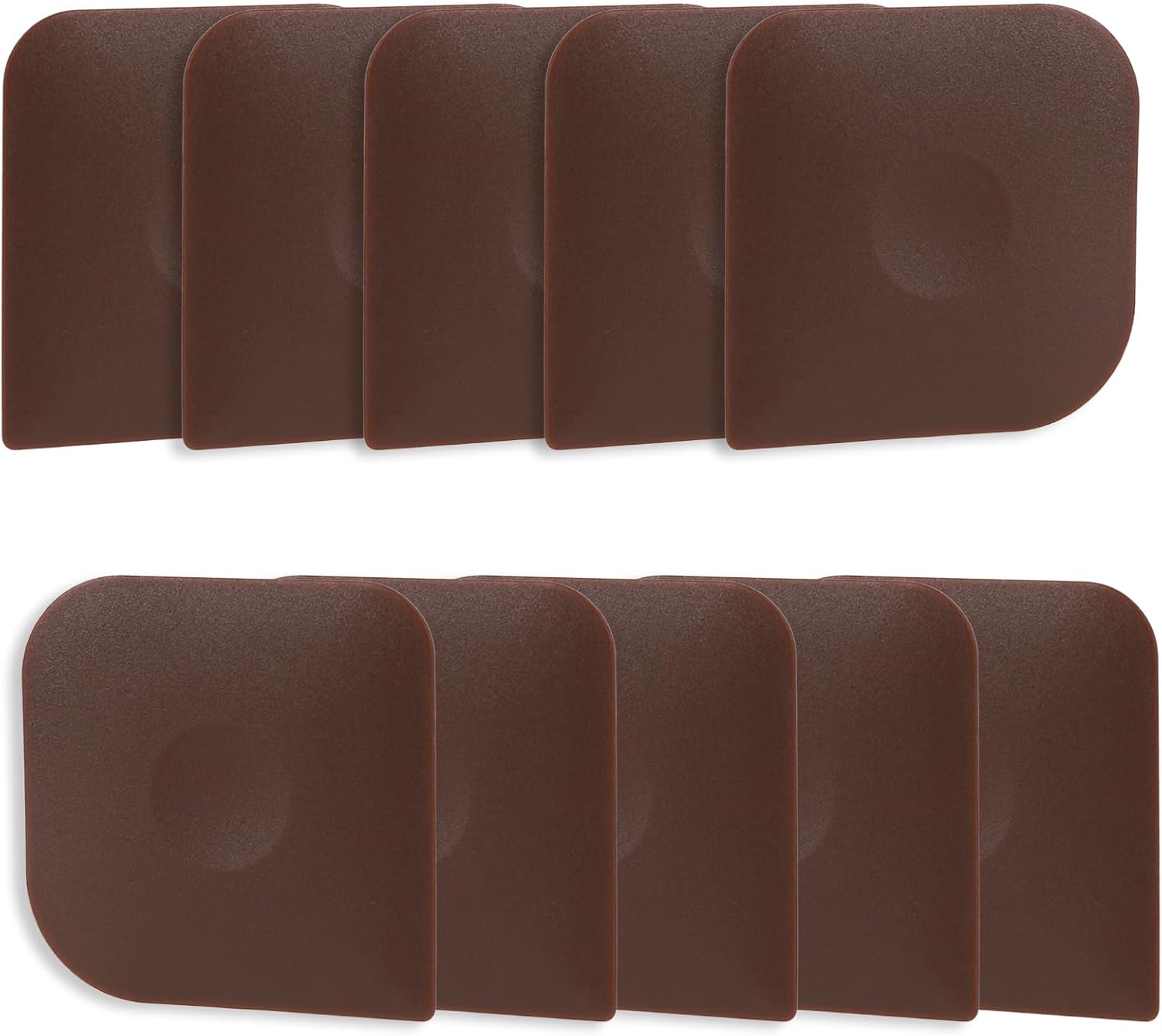 Amazon.com: 10 Pcs Plastic Pot Scraper Dough Scraper Non-Slip Kitchen ...