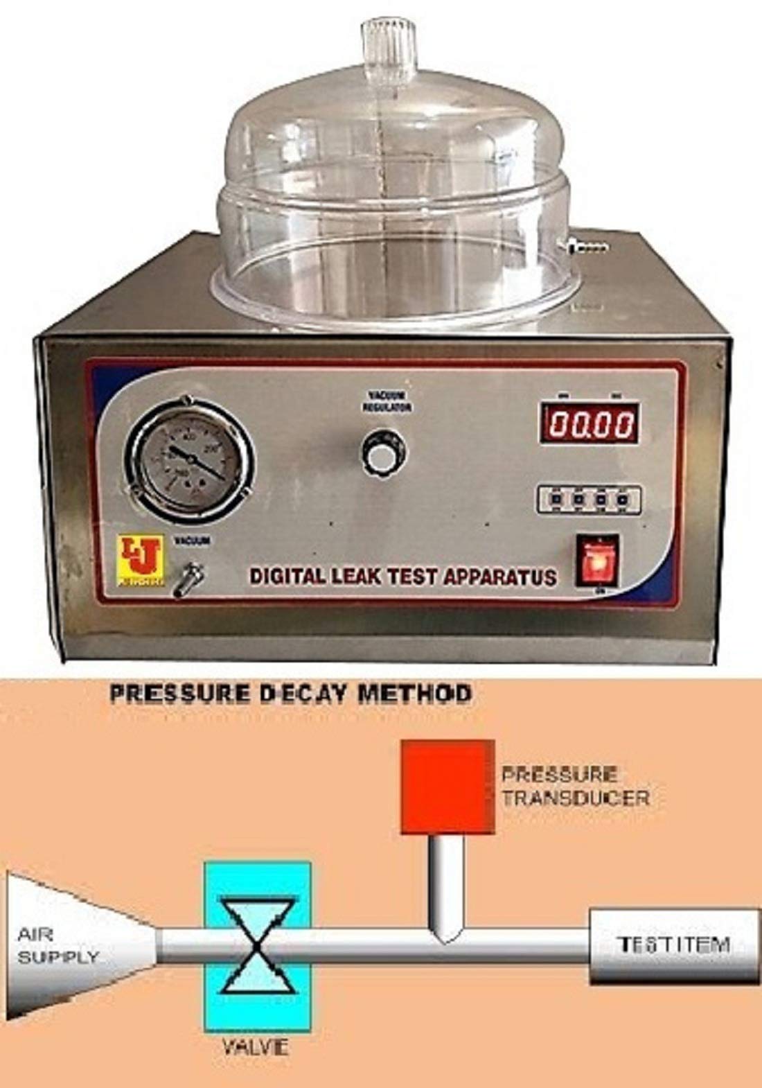 Buy Lab Junction Leak Test Apparatus,Digital Leak Test Apparatus 200 mm ...