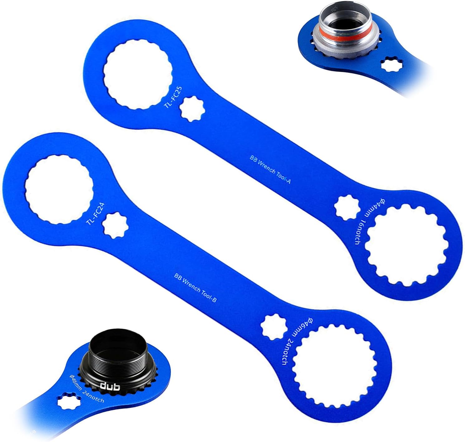 2pcs Bottom Bracket Repair Tool,Bicycle Wrench Tool,Bicycles Bottom ...