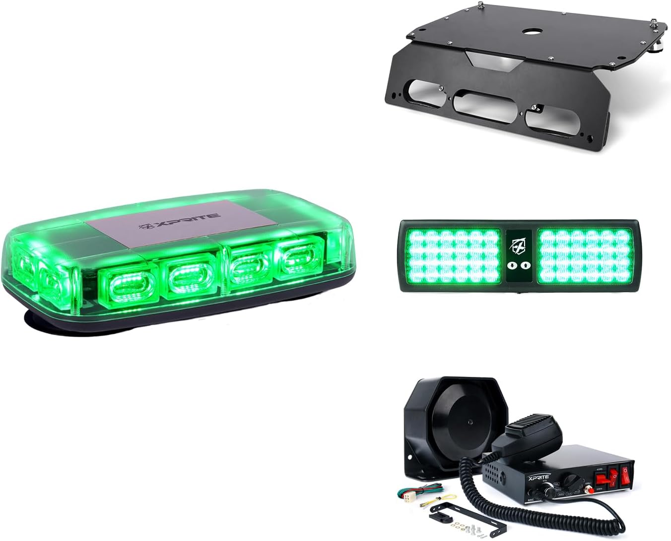 Amazon.com: Xprite Rooftop Mini Strobe Lights and Visor Strobe Lights ...