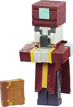 Amazon.com: Mattel Minecraft Dungeons 3.25-in Collectible Enchanter ...