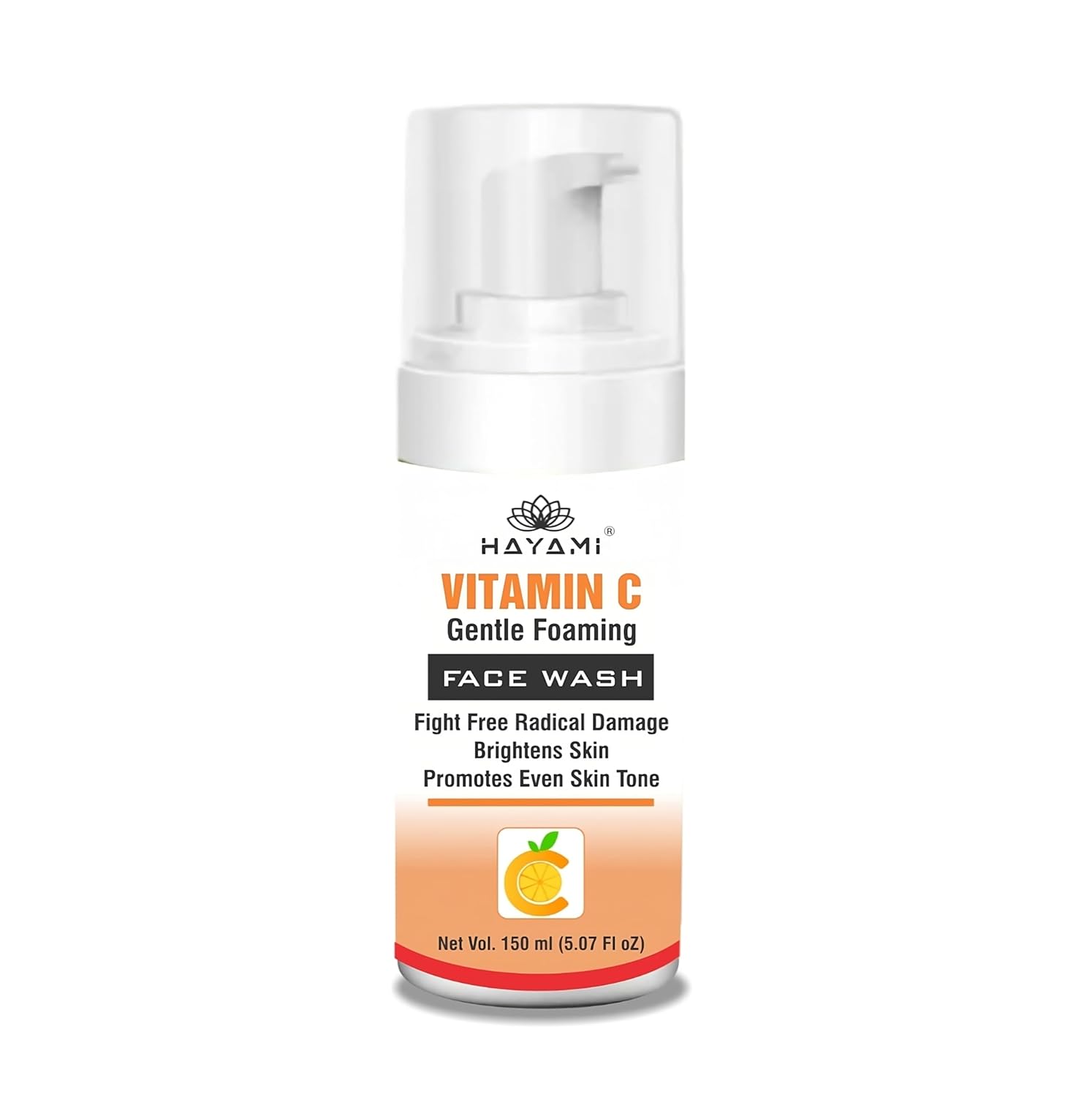 Hayami Vitamin C Gentle Foaming Face Wash for Brightening ...