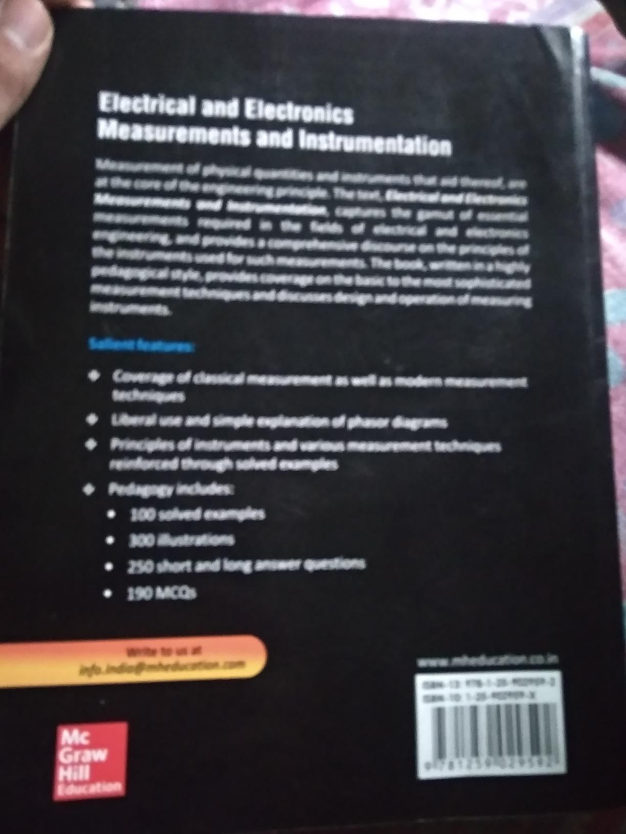 Buy Electrical and Electronics Measurements and Instrumentation Book ...