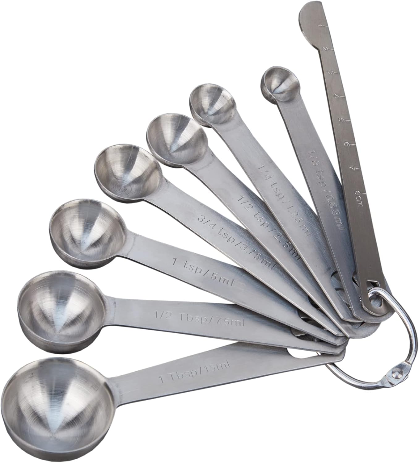 Amazon.com: Obsoorth Long Handle Measuring Spoons Easy Read Dishwasher ...