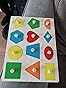 Jeesblsy Montessori Baby Toy Puzzle First Colorful Multiple Shapes ...