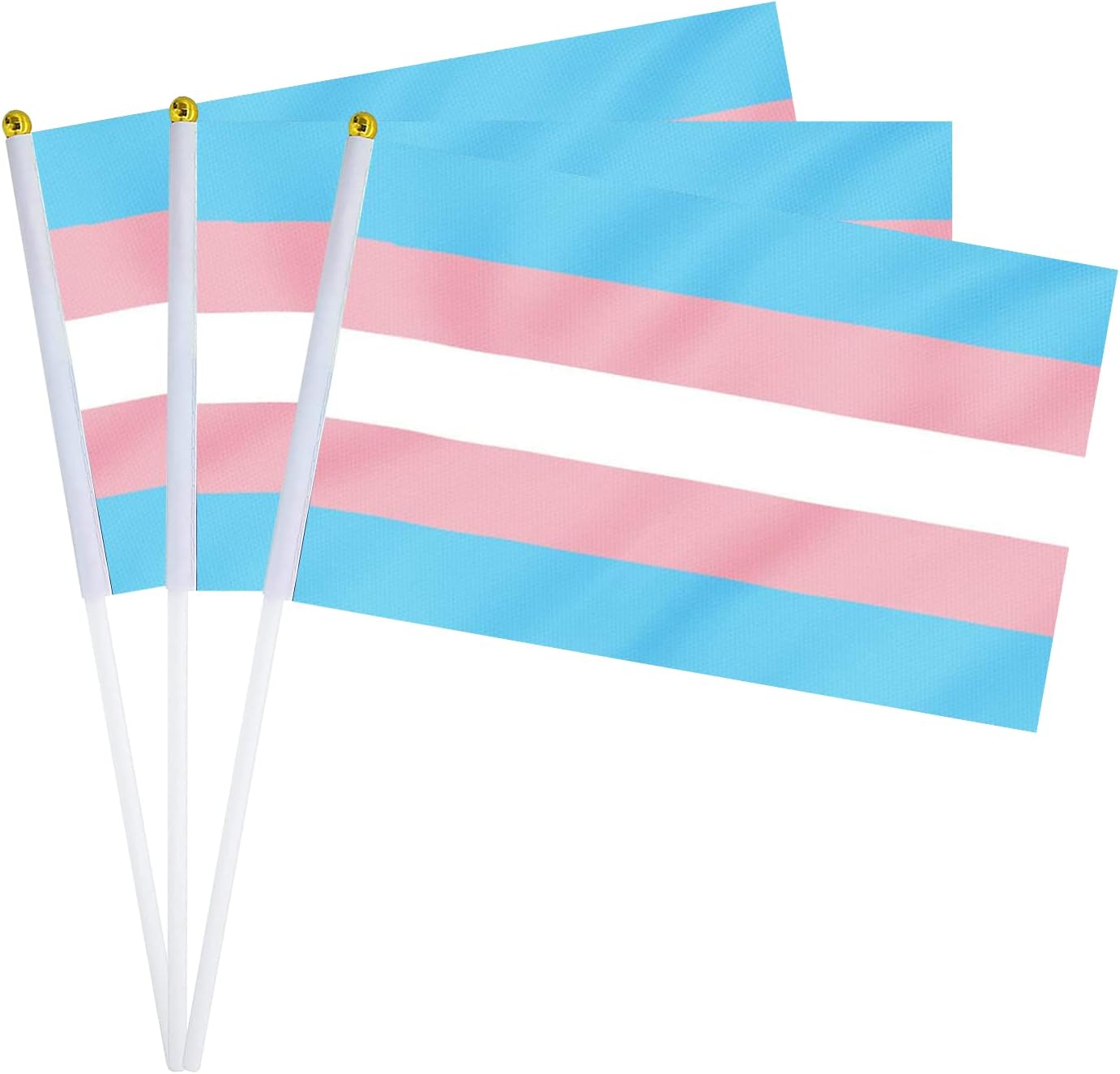 Amazon.com : Newperlite Transgender Trans Pride Stick Flag Small Mini ...