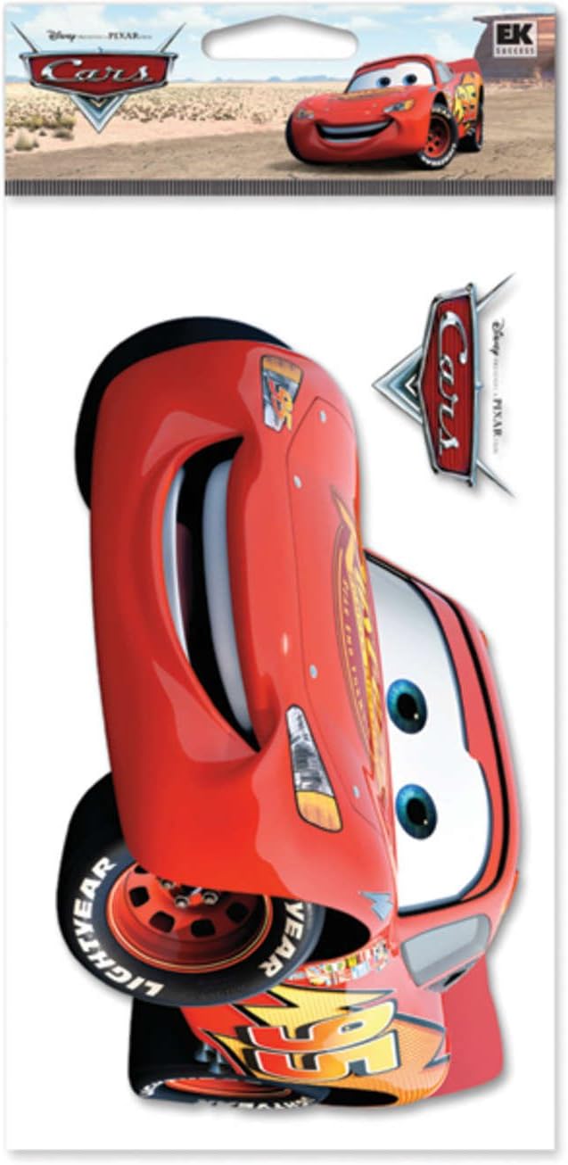 Disney Jumbo Lightning McQueen Dimensional Sticker : Amazon.ca: Home