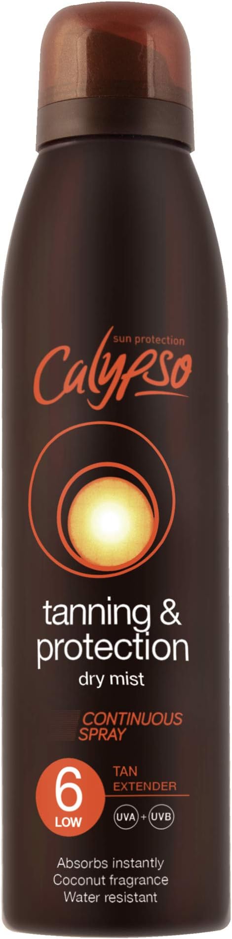 Calypso Tanning and Protection Dry Mist Spray SPF6-175 ml CALS06 ...