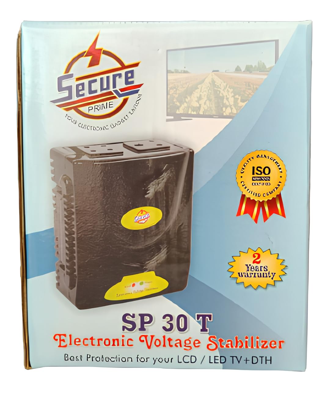 SECURE PRIME Stabilizer for LCD, LED, Smart TV & DTH Upto 32 Inch with ...