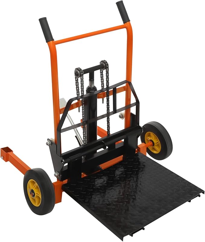 Amazon.com: Material Lift Winch Stacker, Portable Hydraulic Lifting ...