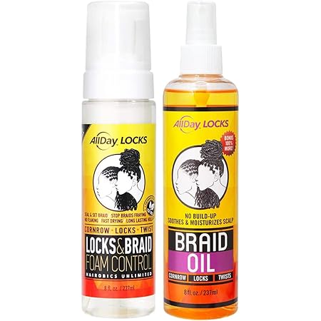 Amazon.com: AllDay Locks Braid Foam | Long Lasting Mousse for Style ...