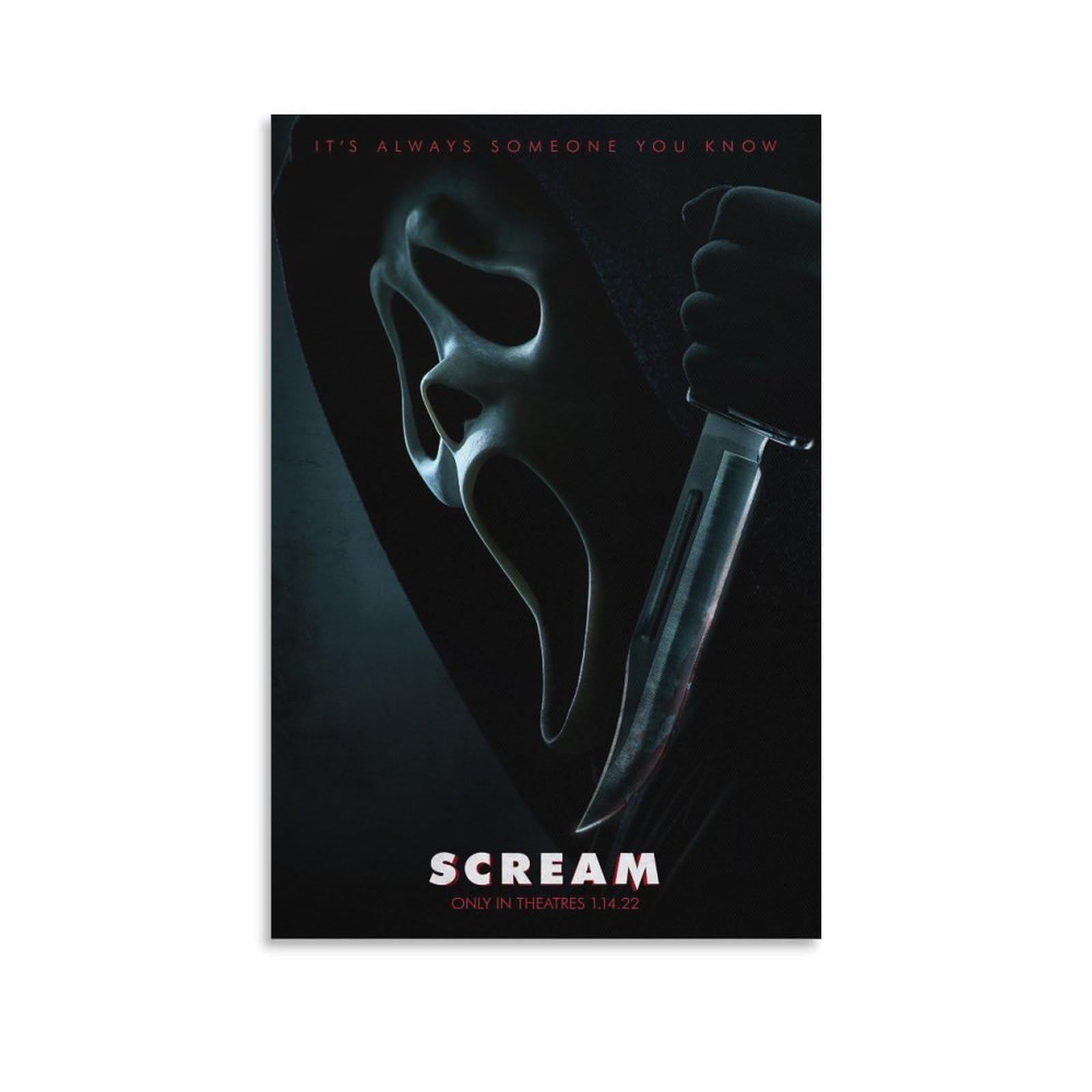 Amazon.com: Scream Poster Unframe:12x18inch(30x45cm) Canvas Poster TV Shows 1024jj2 Bedroom ...