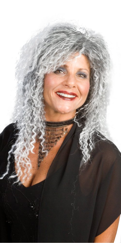 Amazon.com: Enigma Costume Wigs Grandma Wig Addams Family Witch Kinky ...
