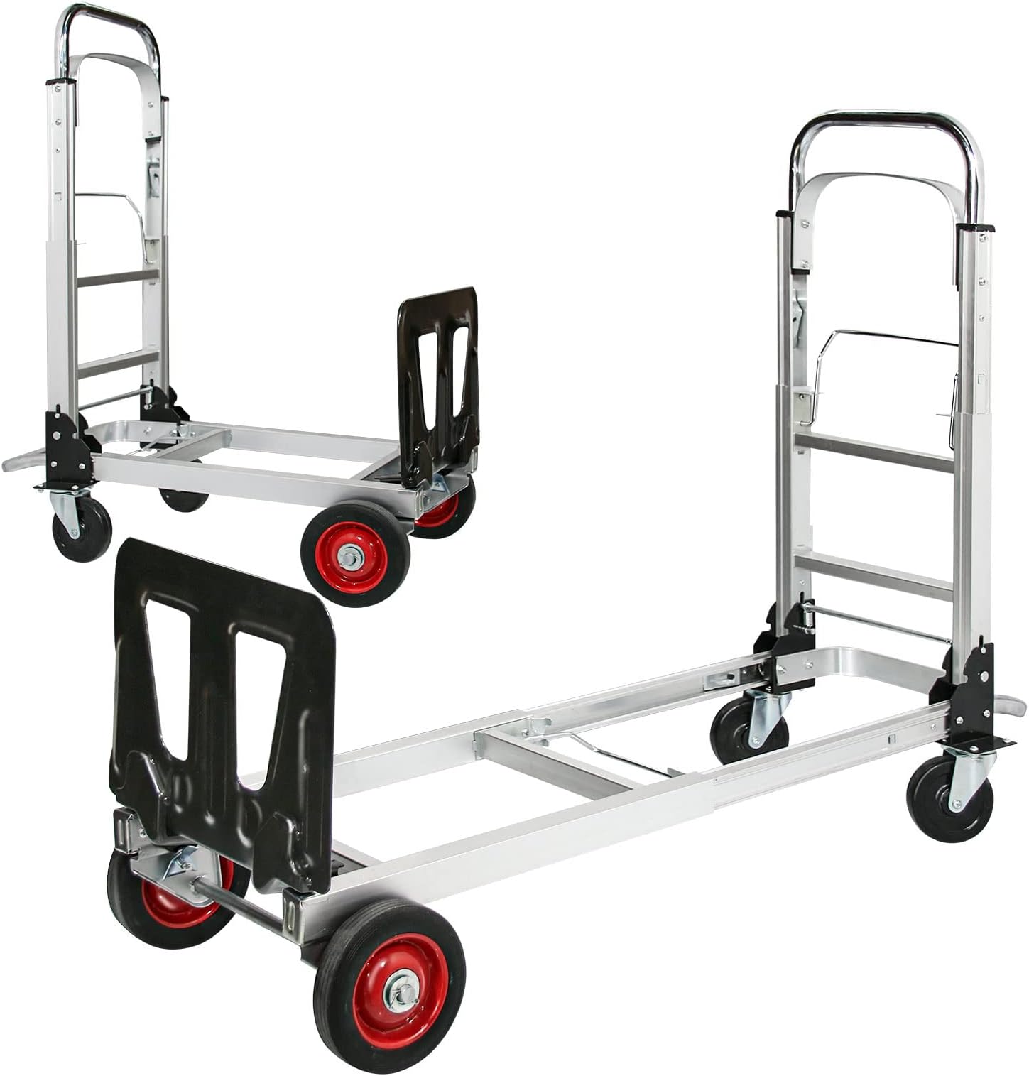 Nellyke 2 in 1 Hand Truck Dolly Foldable,350LB Capacity Folding Hand Cart,Heavy Duty Hand Truck ...
