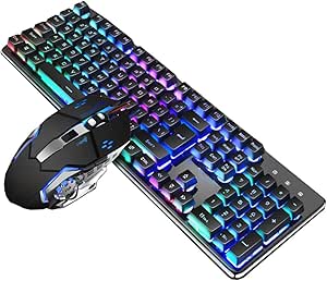 Amazon.com: ARCH LED Wired Keyboard,Keyboard Computer Ergonomic ...