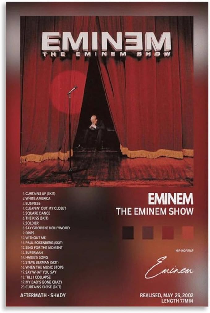 The Eminem Show by EminemMusic Album Cover Music Posters for Room ...