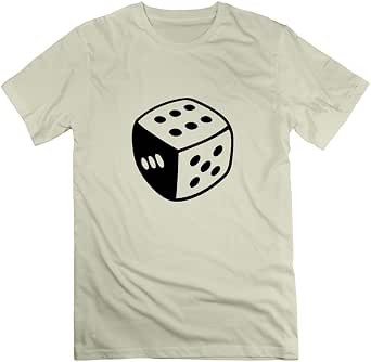 L572 Dice Tee Shirts For Men 3X Natural | Amazon.com