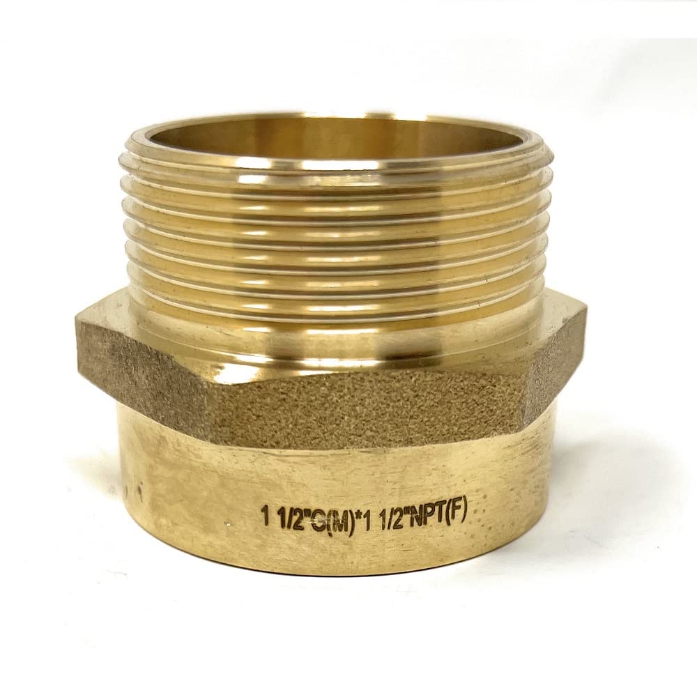 Amazon.com: G Thread (Metric BSPP) Male to NPT Thread Female Pipe ...