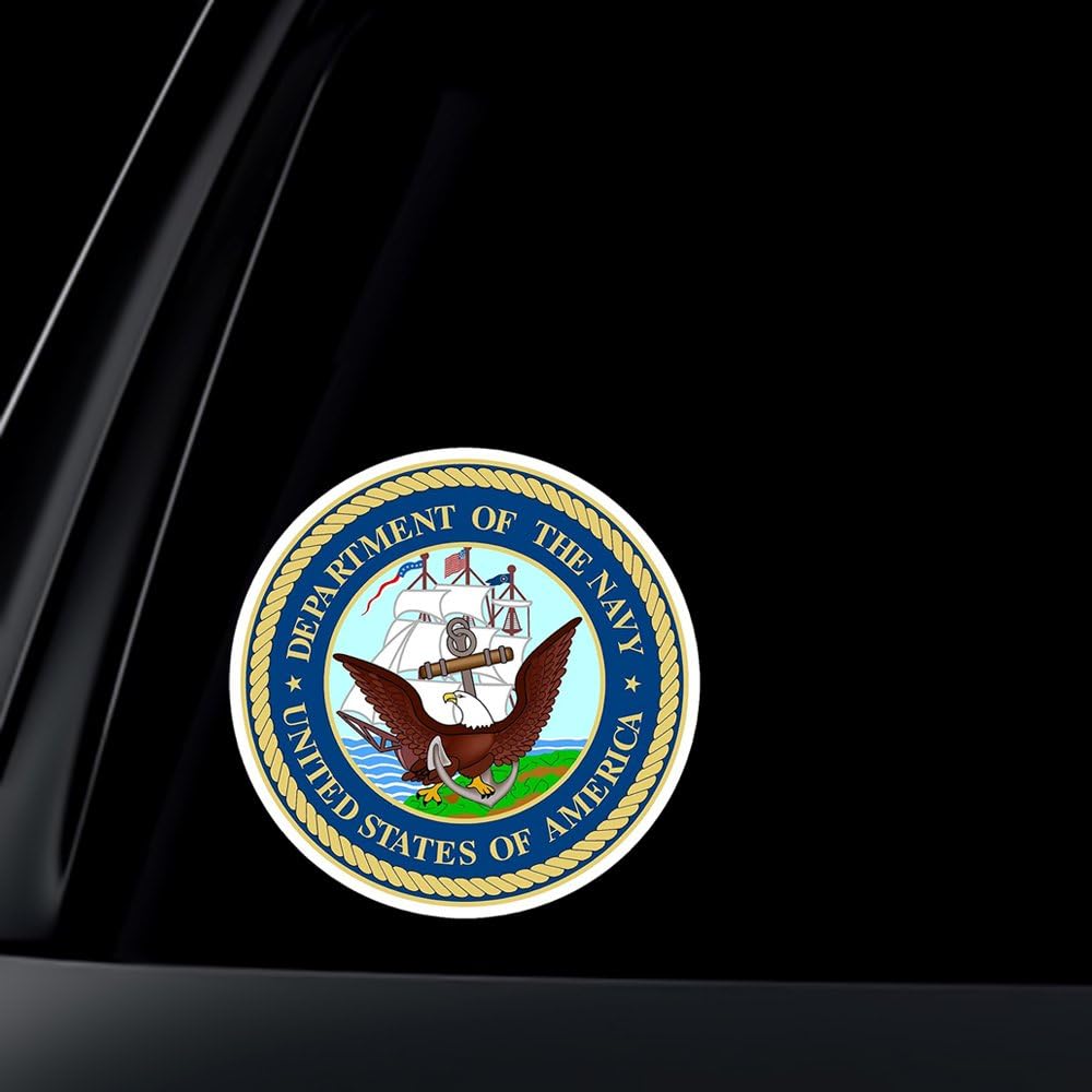 Amazon.com - Officially Licensed U.S. Navy Decals - 4 Piece US Military ...