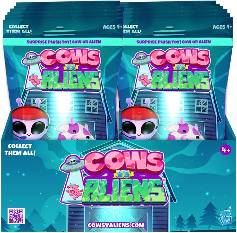 Amazon.com: Cows vs Aliens Mystery Bags - 12pack -Teal Assortment A Set ...