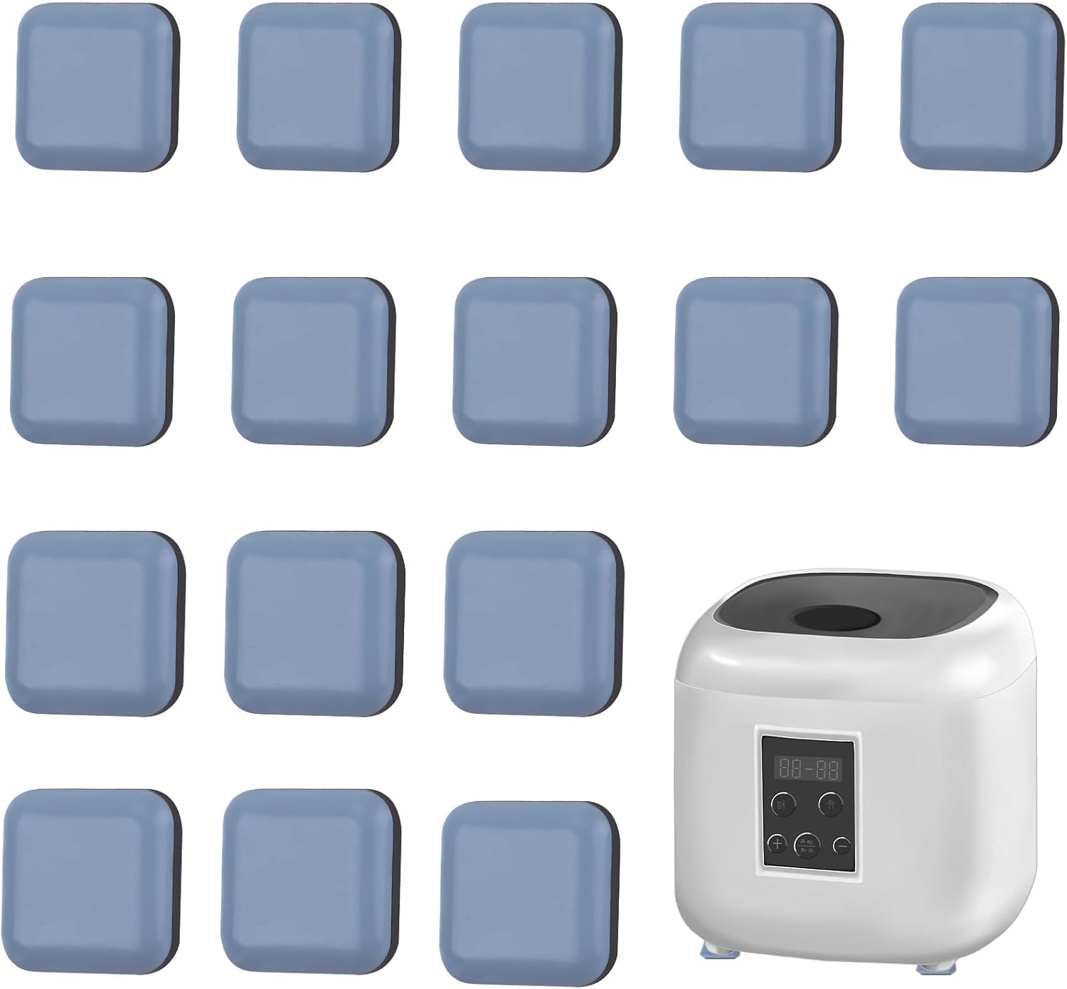 16pcs Self-Adhesive DIY Square Appliance Sliders, 2 Sizes Kitchen ...