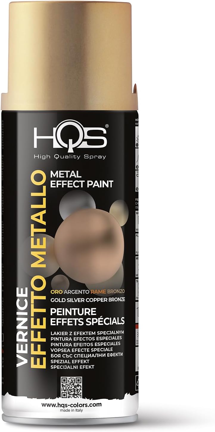 HQS Bomboletta di Vernice Spray 400ml Effetti Speciali Metallo (Bronzo ...