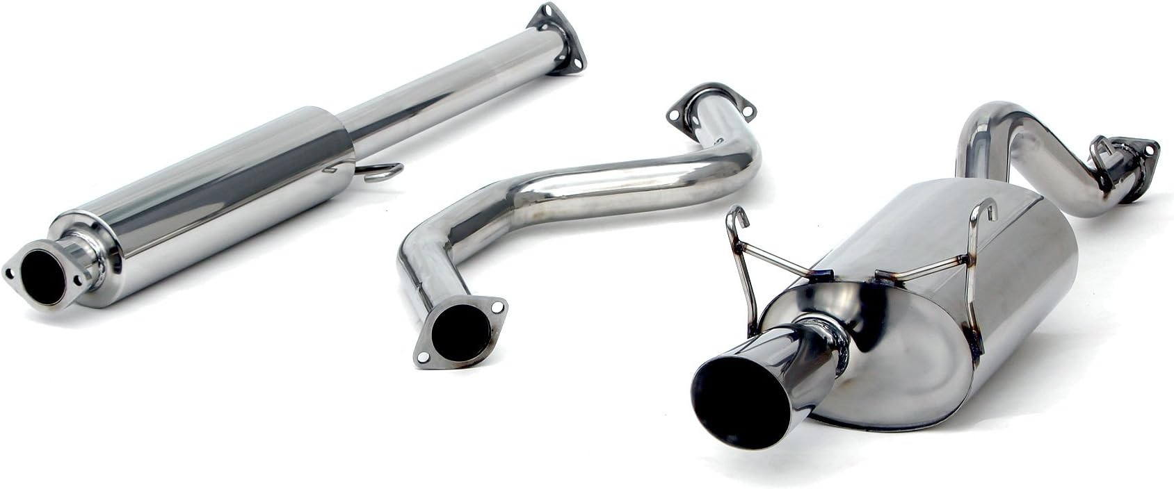 Amazon.com: Yonaka Acura Integra 94-01 DC2 Full Performance Exhaust 2DR ...