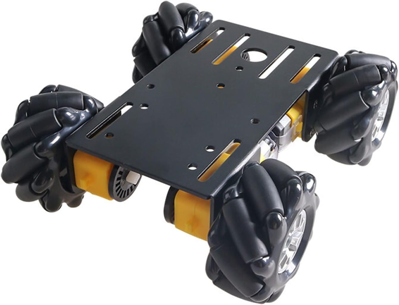4WD Metal Smart Robot Car Chassis Kit 60mm Mecanum Omnidirectional ...
