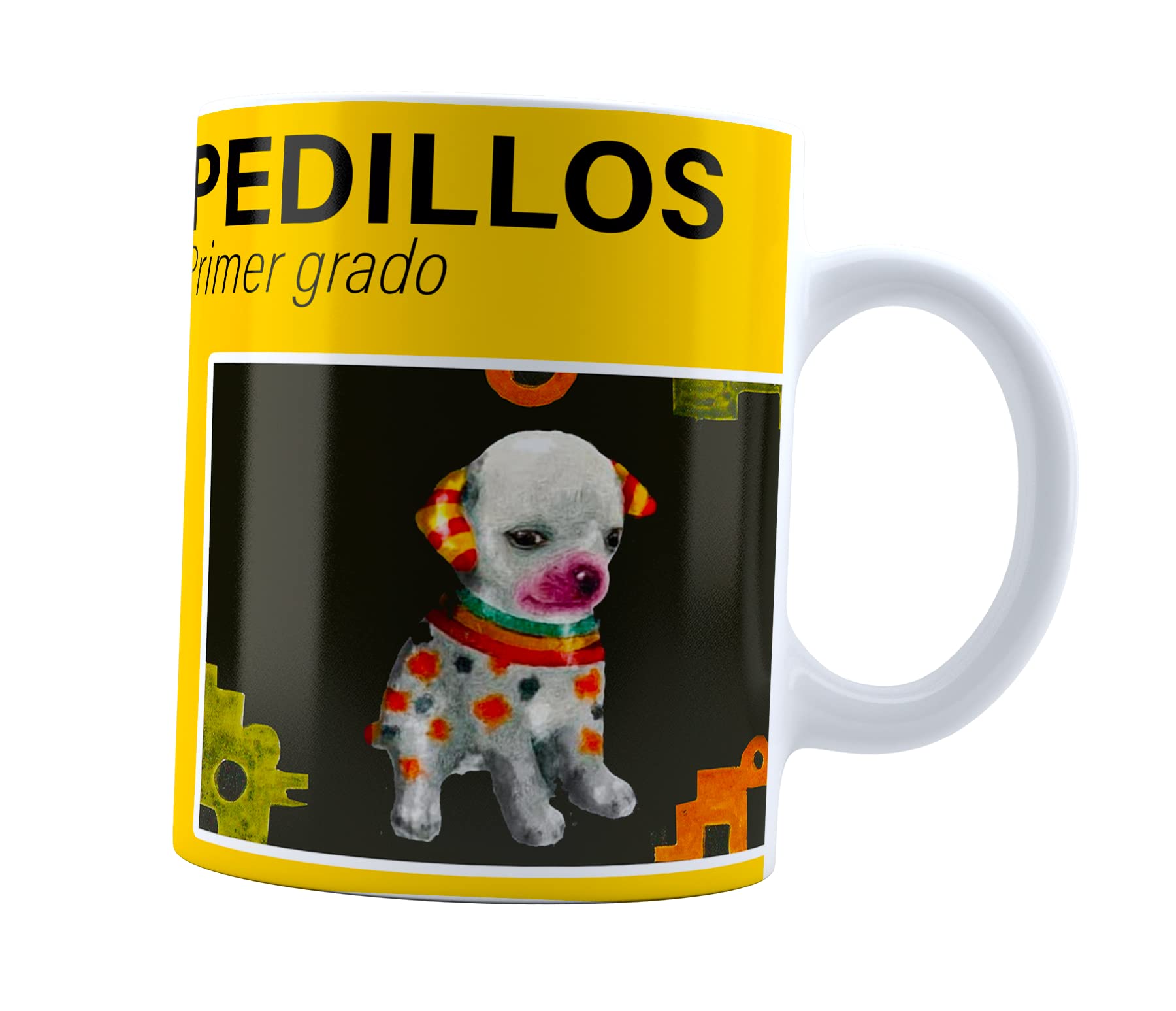 Taza unos pedillos primer grado meme perrito libro | Frase meme ...