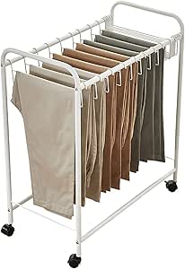 Amazon.com: Display Stand Home Multi-Functional Pants Rack Trolley for ...