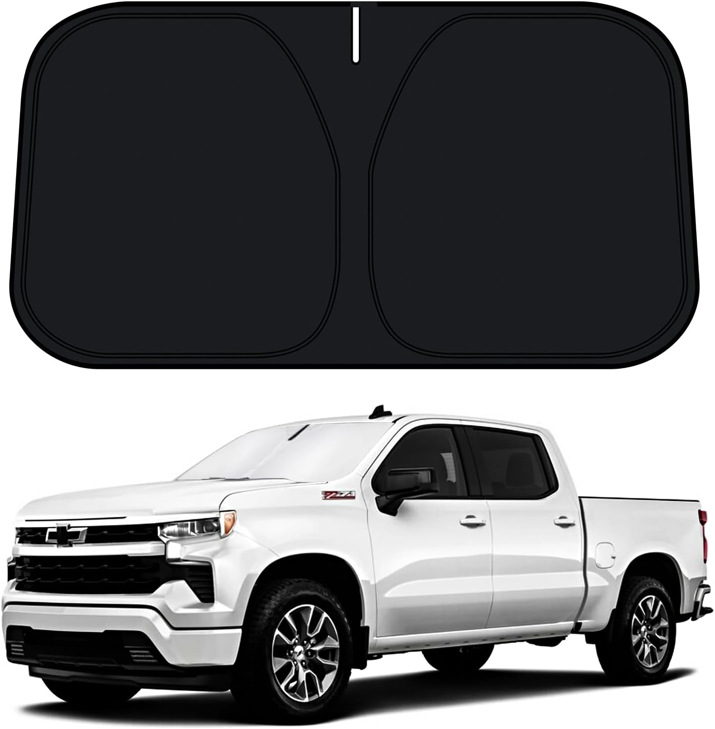 D-Lumina Parasol para parabrisas para Chevy Silverado 1500 2019-2023 ...