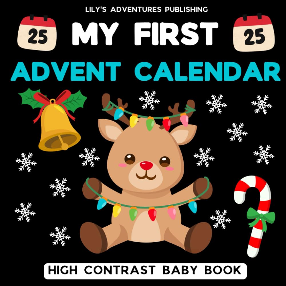 Amazon.com: My First Advent Calendar: Christmas High Contrast Baby Book ...