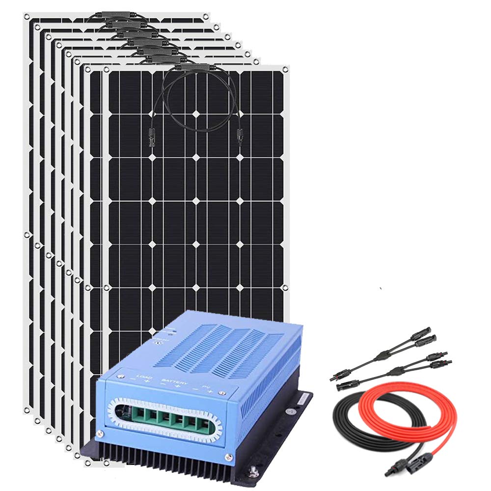 Buy Solar Panels 800W 12V Flexible Solar Panel Kit Off-Grid System For ...