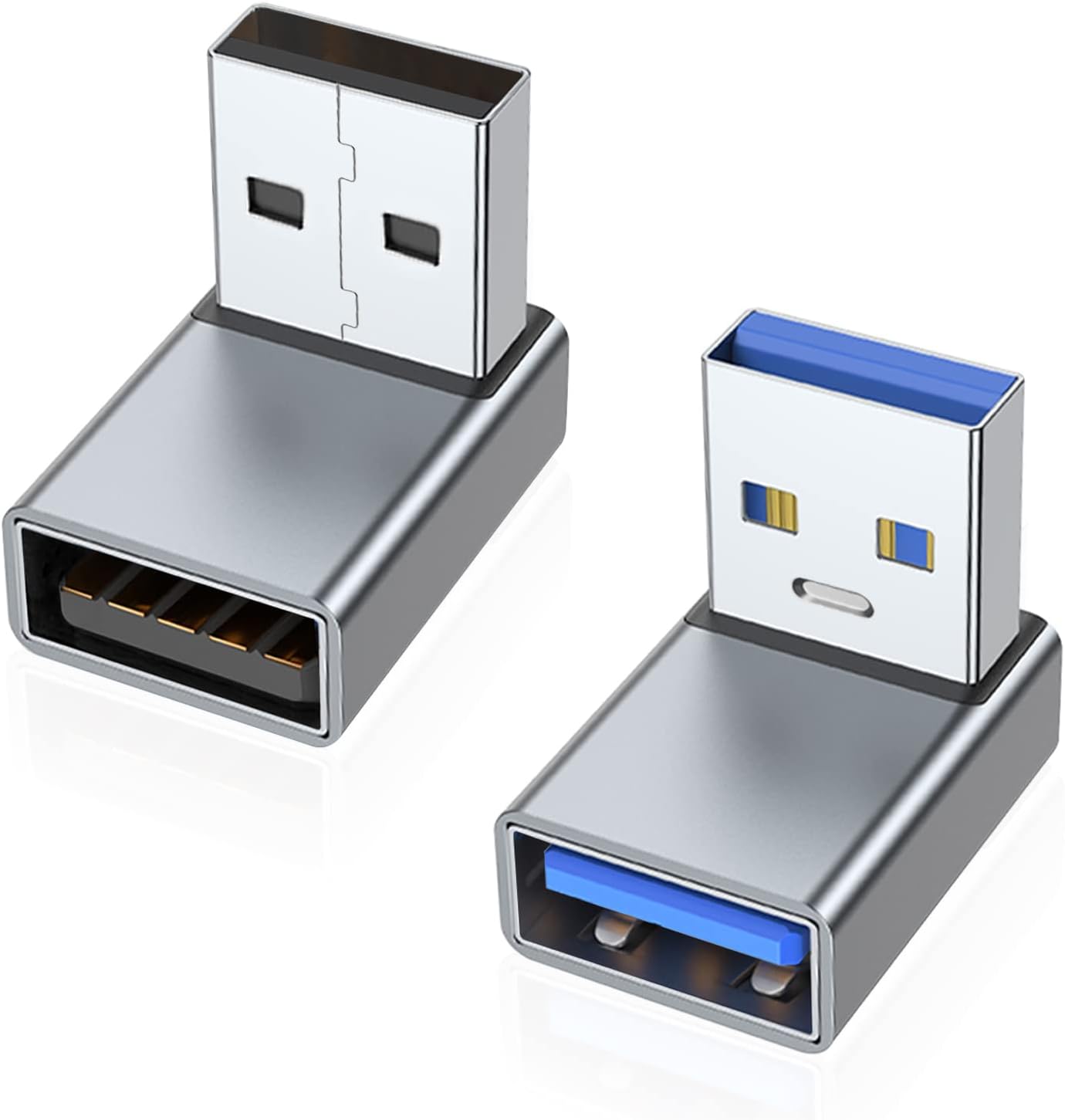 Amazon.com: Oxsubor USB 3.0 Adapter 90 Degree Male to Female Combo ...